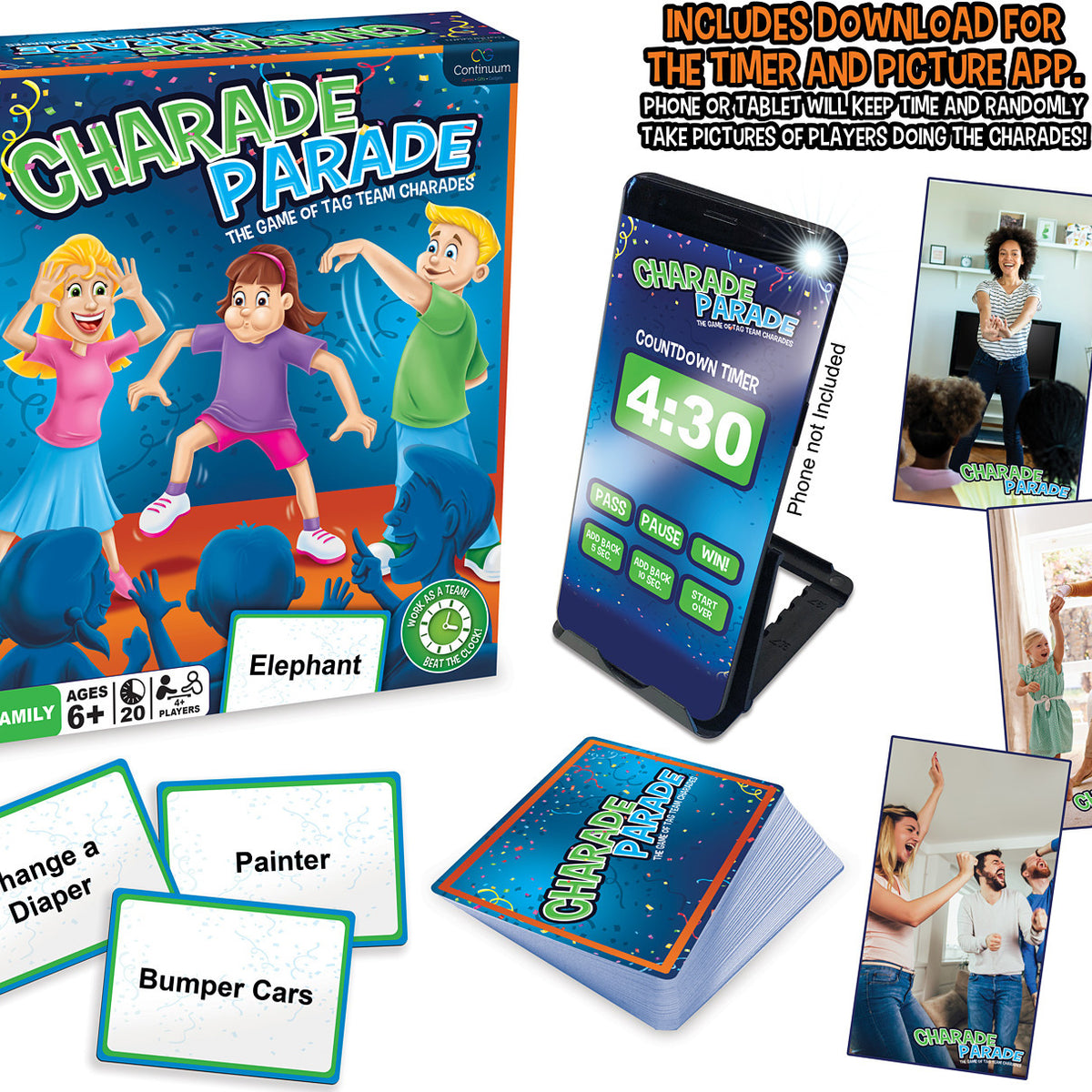 Charade Parade: the Game of Tag Team Charades – Givens Books & Little ...