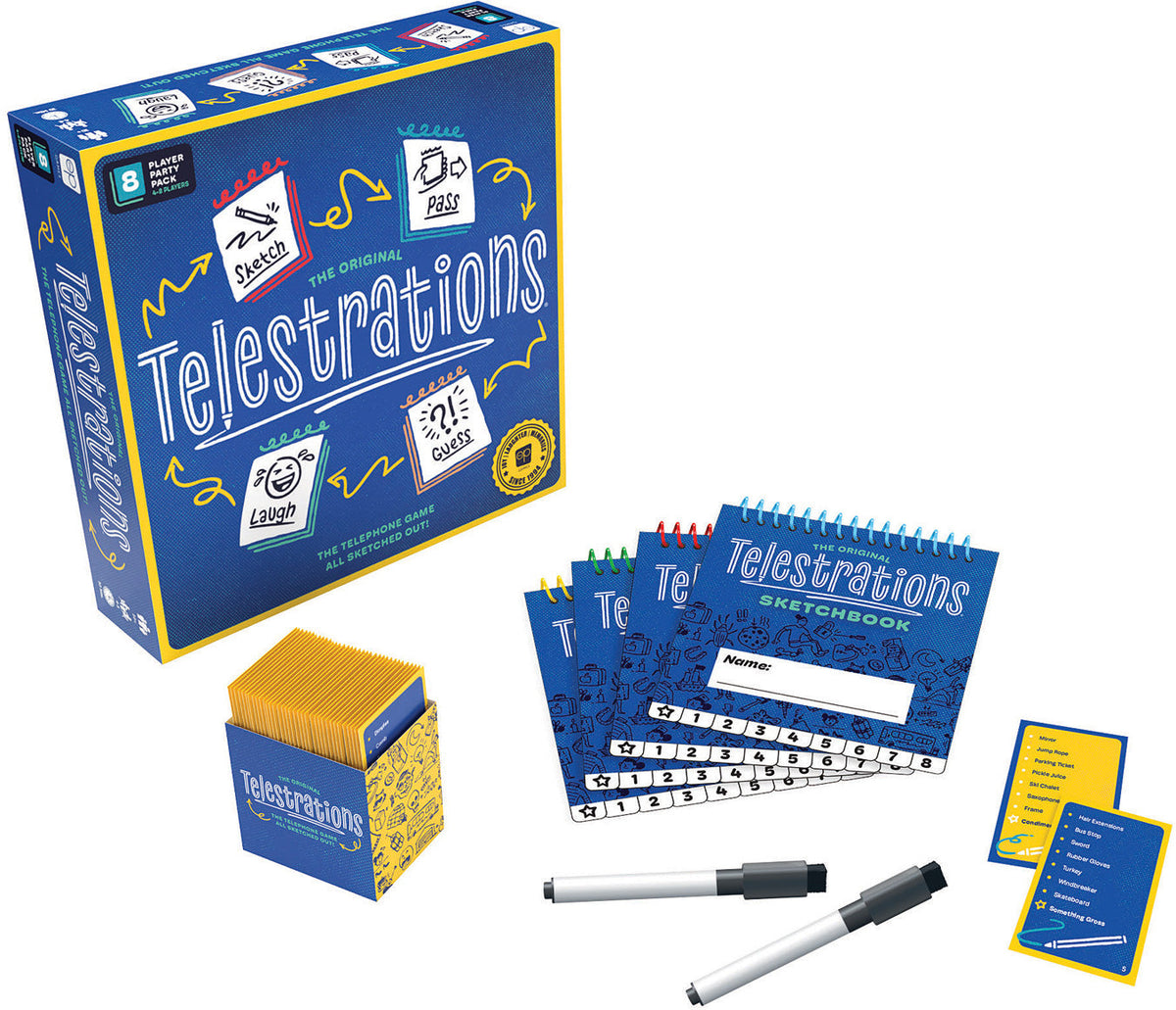 The Original Telestrations - 8 Player Party Pack – Givens Books ...