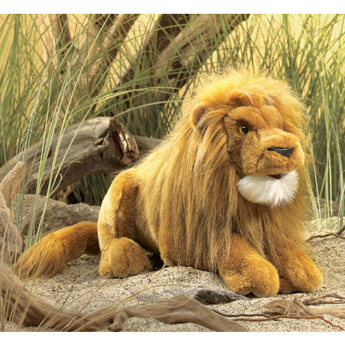 Lion Puppet – Givens Books & Little Dickens