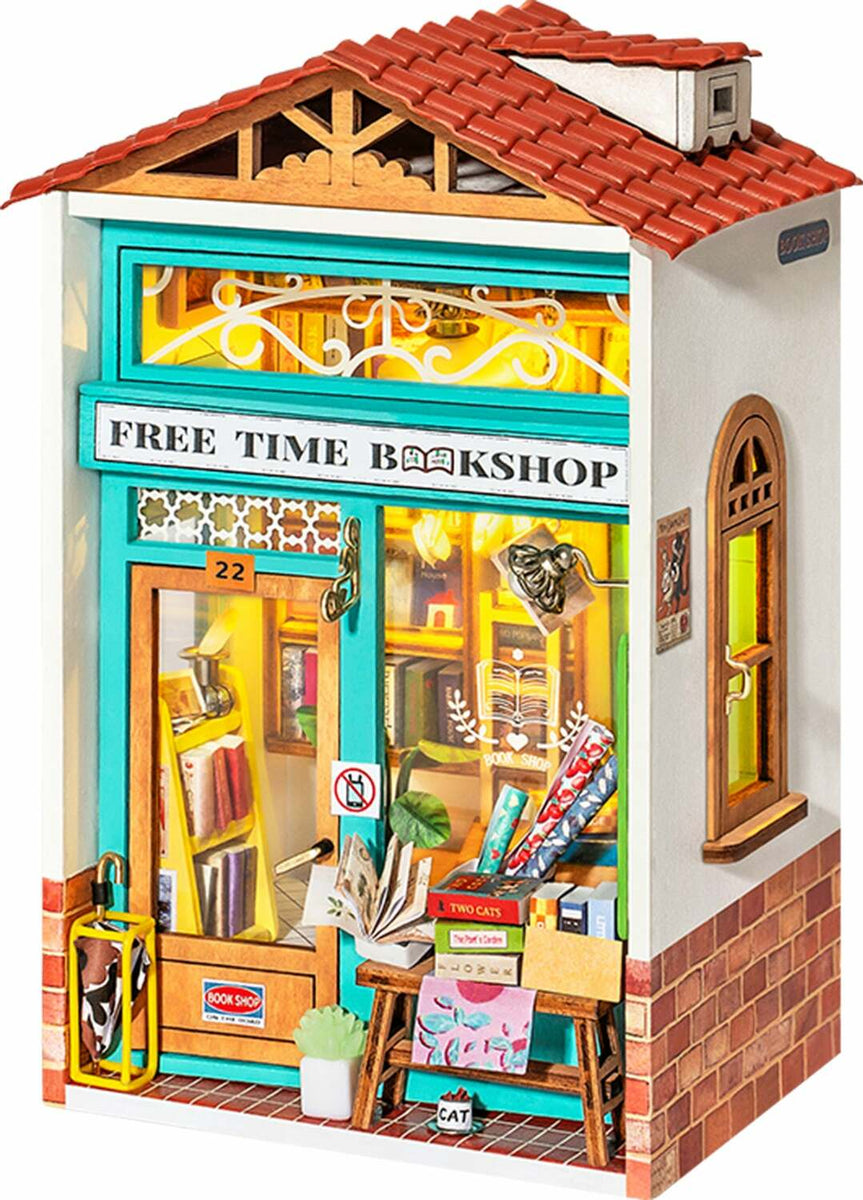 DIY Miniature House Kit - Free Time Bookshop – Givens Books & Little ...
