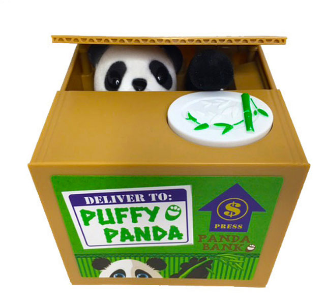 Puffy Pand Motorized Animatronic Panda Bank – Givens Books & Little Dickens