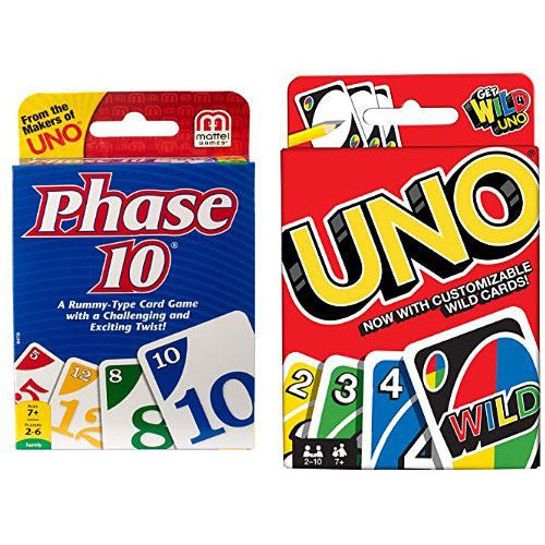 Phase 10 Card Game and uno Card Game Bundle – Givens Books & Little Dickens