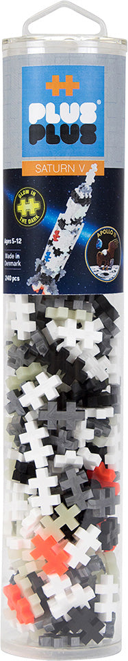 Plus-Plus Tube - Saturn V Rocket (Glow in the Dark) – Givens Books ...